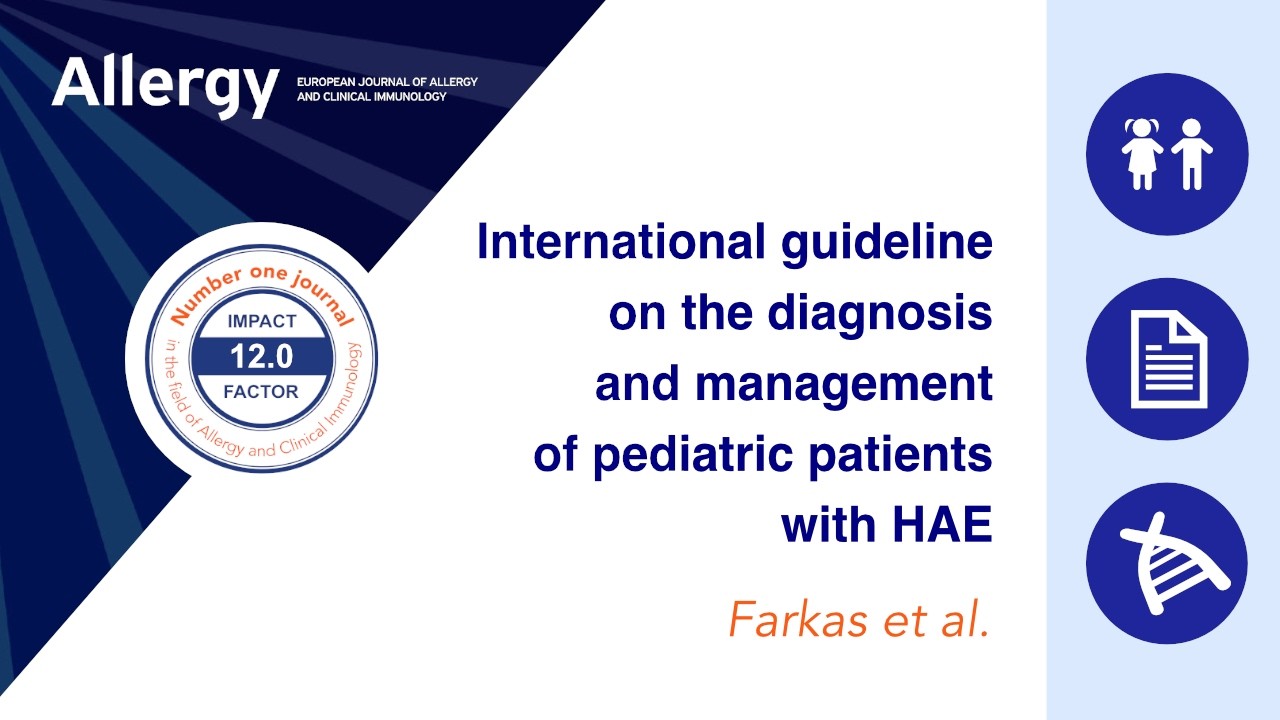 International Guideline on the Diagnosis and Management of Pediatric Patients With HAE
