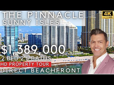 Sunny Isles Condo for Sale- The Pinnacle 💎 Luxury 2 Bedroom 4-K HD Tour 17555 Collins Ave