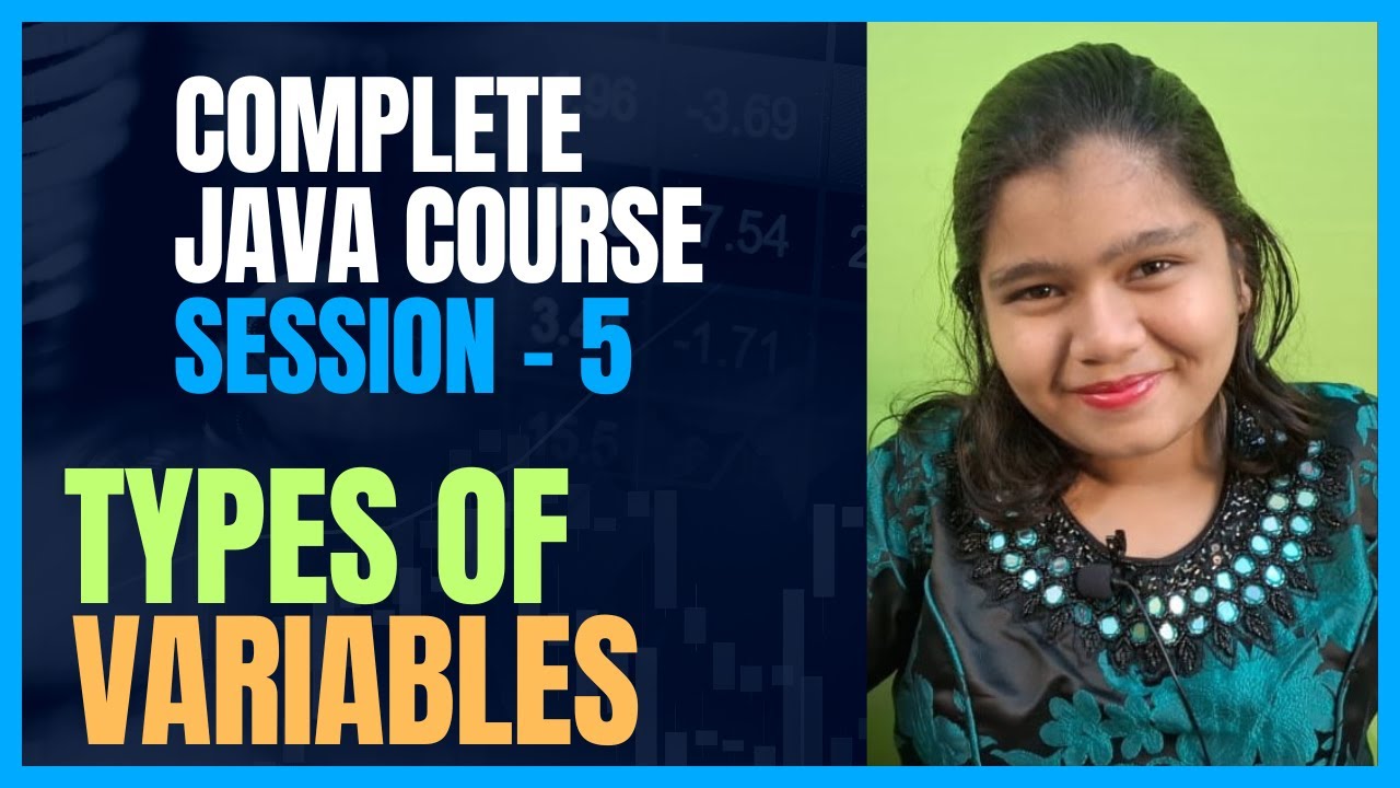 Java Full Course 5: Different Types of Variables in Java | IntelliSkills