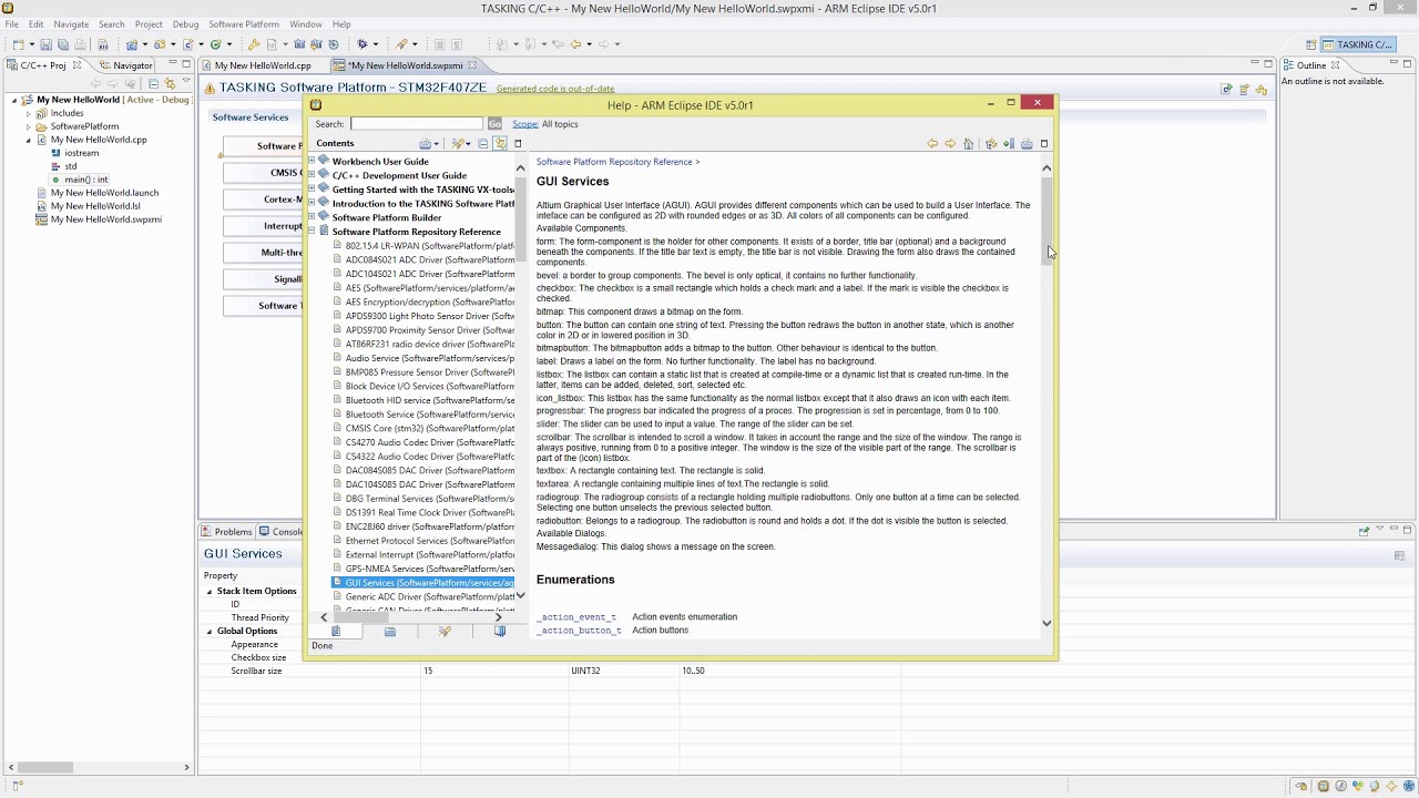 ALTIUM Tasking – VX toolset for ARM