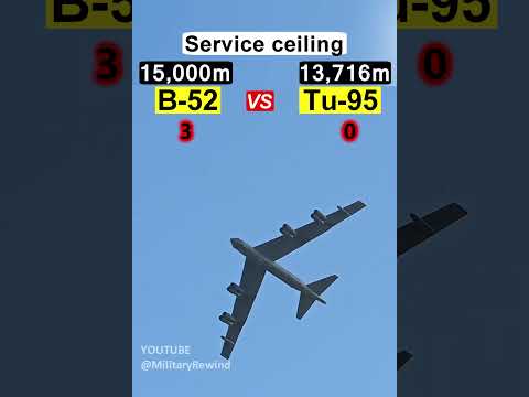 Aircraft comparison: Russia vs USA 🇺🇸 💪 B-52 U.S. is twice as good as the Russian Tu-95 #Shorts