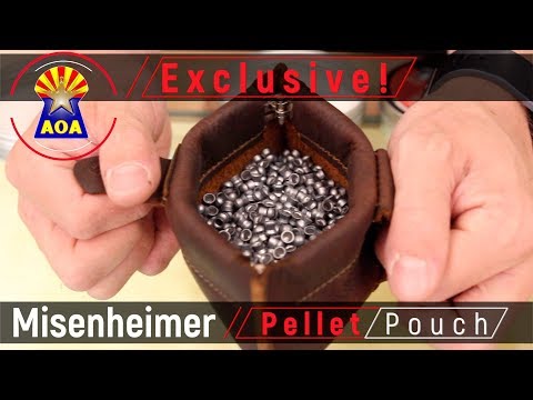 Misenheimer Custom Leather Pellet Pouch: Airguns of Arizona | Premier ...