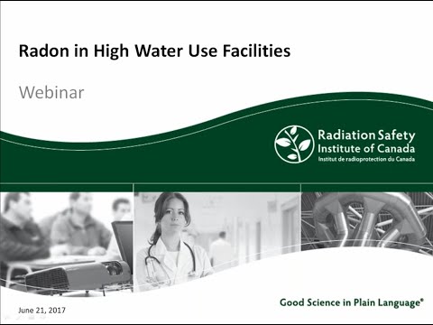 Introduction to Radon for High Water Use Facilities