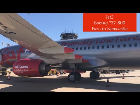 Trip Report Vlog - Jet2 Boeing 737-800 - Faro (FAO) to Newcastle (NCL) - August 2023