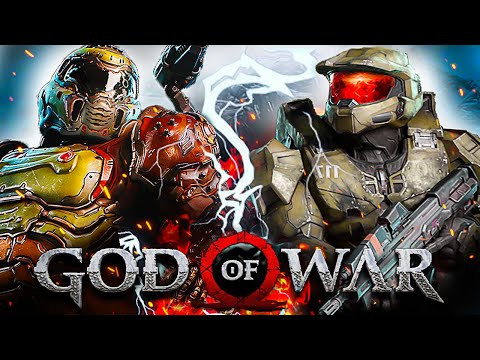 Doom Slayer Vs Master Chief - Ultimate Match up in GOD OF WAR