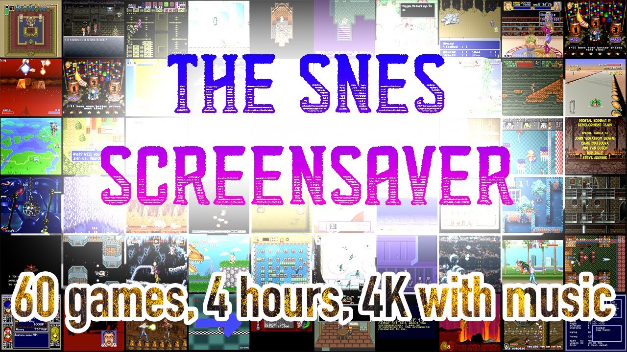 The SNES screensaver