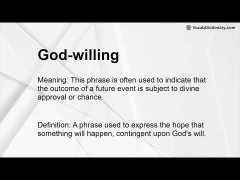 God-willing Meaning