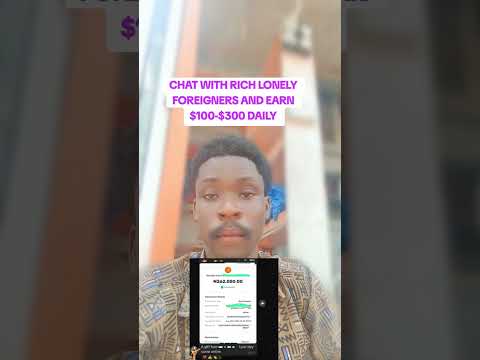 Get paid chatting rich lonely people
