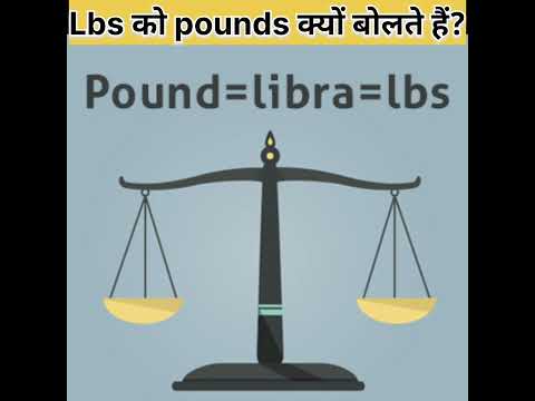 Why is pounds called lbs? #shorts #facts #viral #pound