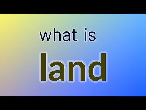 Land - 173 English Vocabulary Flashcards