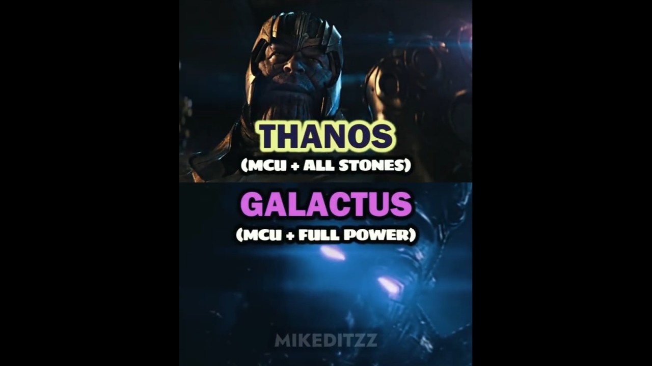 Thanos vs Galactus