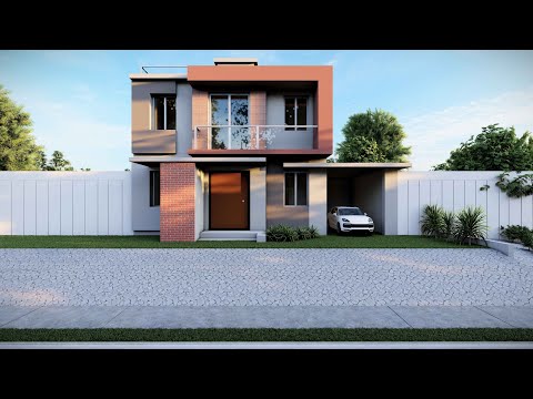 Modern 3D House Design | Exterior Rendering with Lumion & SketchUp
