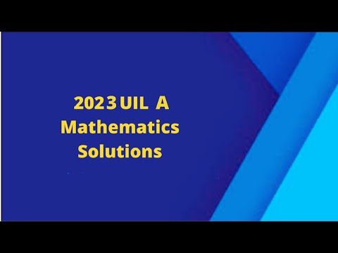 2023 UIL A Math #4