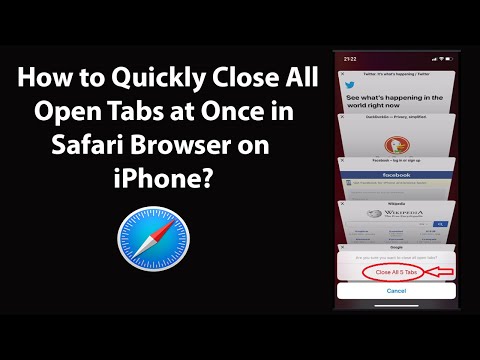 How to Quickly Close All Open Tabs at Once in Safari Browser on iPhone?