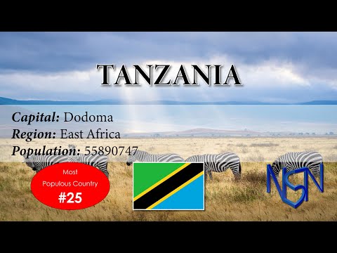 Capital, region, flag, population and other details of Tanzania (#25 World’s Most Populous Country)