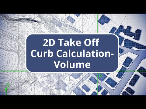 TBC Site Quantity Takeoff - Curb Calculation - Volume