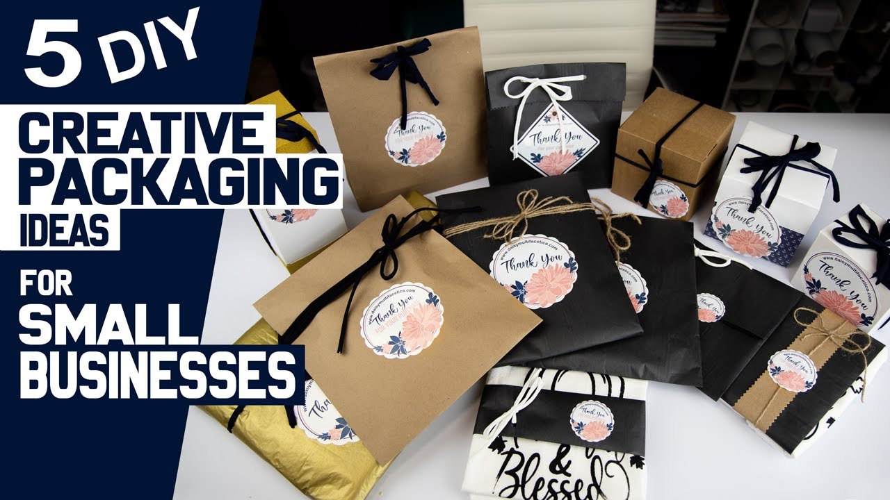 5 Creative Packaging Ideas for Small Businesses | Unique and Elegant Packaging to Deliver Products.
