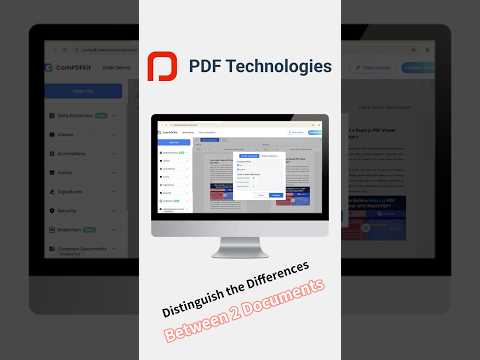 🆚Quickly & Easily Compare the Difference Between 2 PDF Documents | Online Free | ComPDFKit #pdf