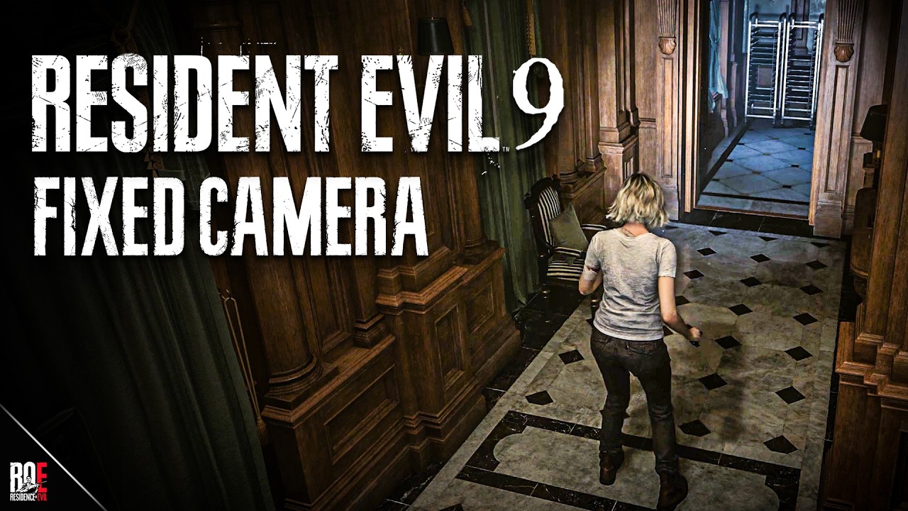 RESIDENT EVIL 9 REQUIEM With Classic FIXED CAMERA Angles 