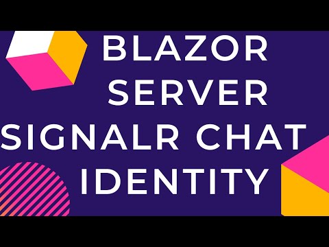 Blazor Server SignalR Chat with Identity