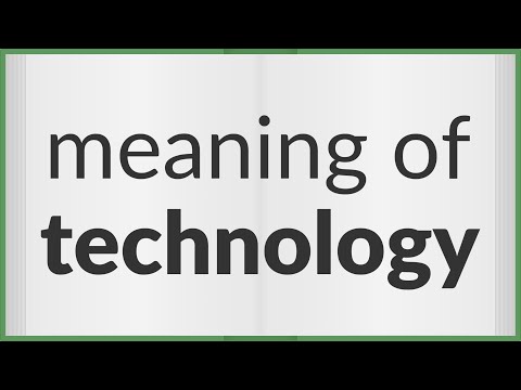 Technology | meaning of Technology