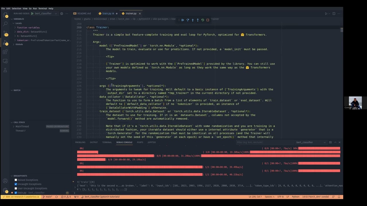 PyTorch tutorial: fine-tuning BERT for sentiment classification with Huggingface Transformers