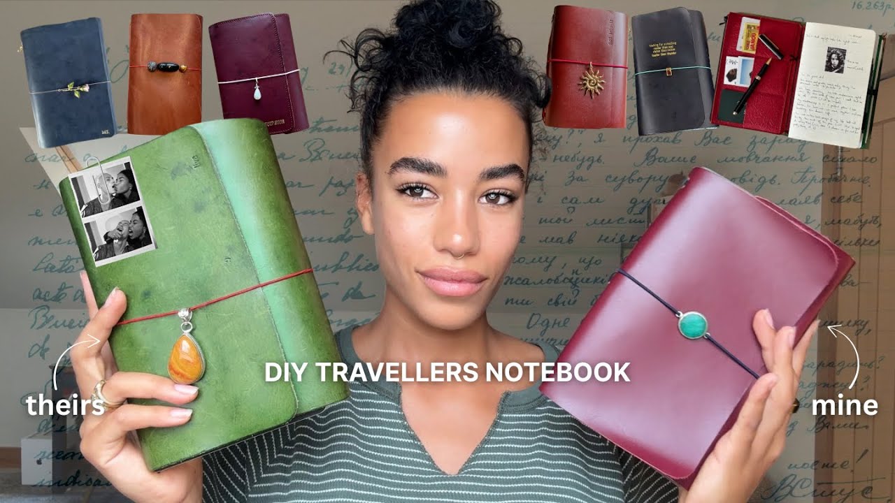 DIY travellers notebook in under 1 hour | how to make your dream journal at home