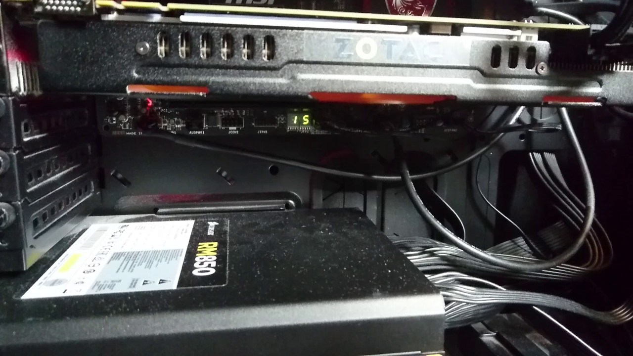 MSI Z97 GAMING 5 debug code looping