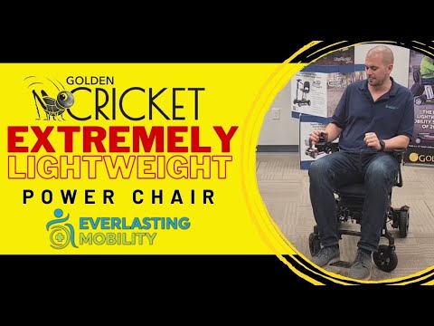 Golden Cricket Folding Power Wheelchair (GP302) [2024]