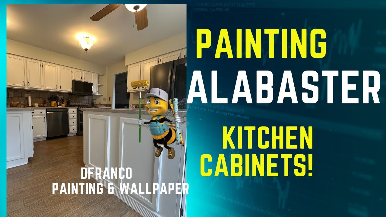 Painting oak cabinets Alabaster