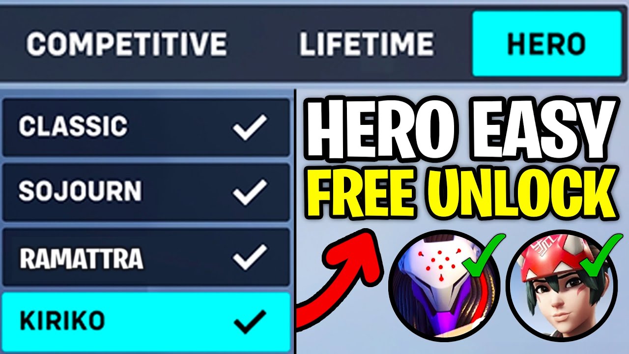 Free path to unlock heroes - General Discussion - Overwatch Forums