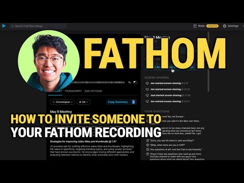 How To Invite Someone To Your Fathom Recording: EASY Guide!
