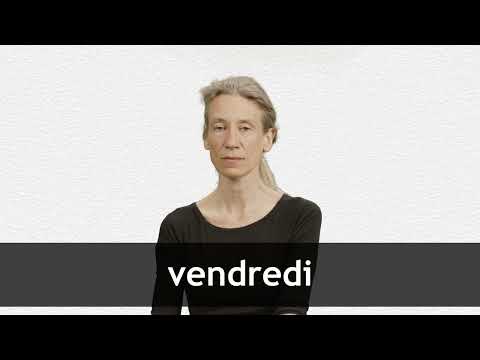 How to pronounce VENDREDI in French