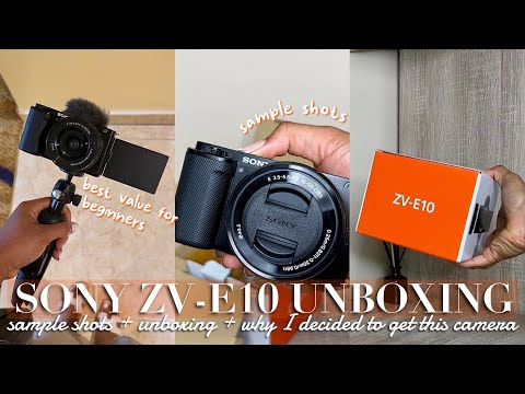 The best beginner friendly camera for vlogging 2023 | Sony ZV-E10 unboxing + sample footage