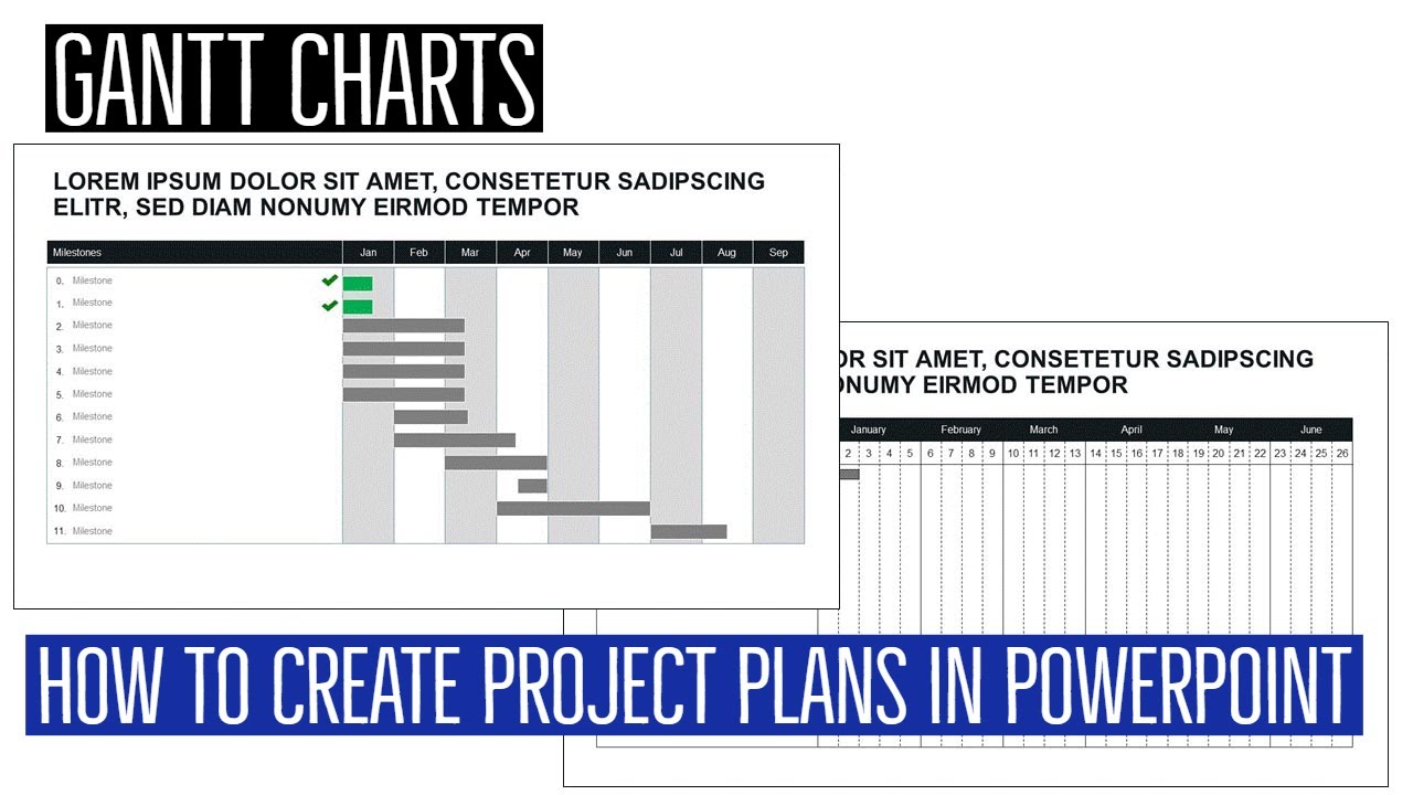 How to make a Project Plan - PowerPoint Tutorial