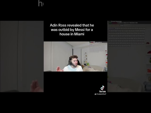 "I got outbid": Kick streamer Adin Ross reveals Messi outbid him for a ...