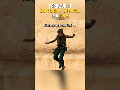 #Parkour in #StarWarsOutlaws is a JOKE! | CSG #Shorts | #StarWars #Ubisoft #AAAA #Gaming