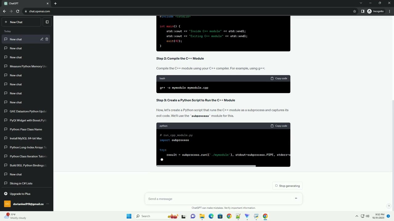 How to catch exit in embedded C module from python code