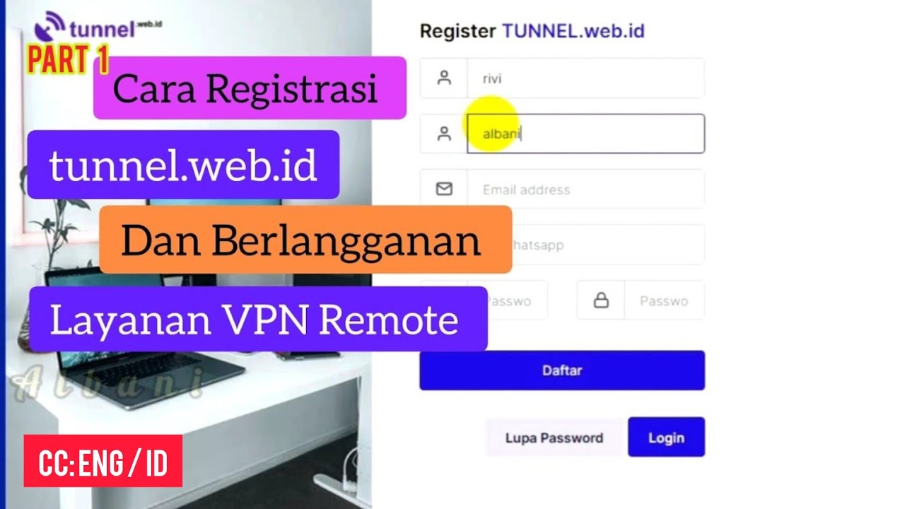 How to register and subscribe to tunnel.web.id ||