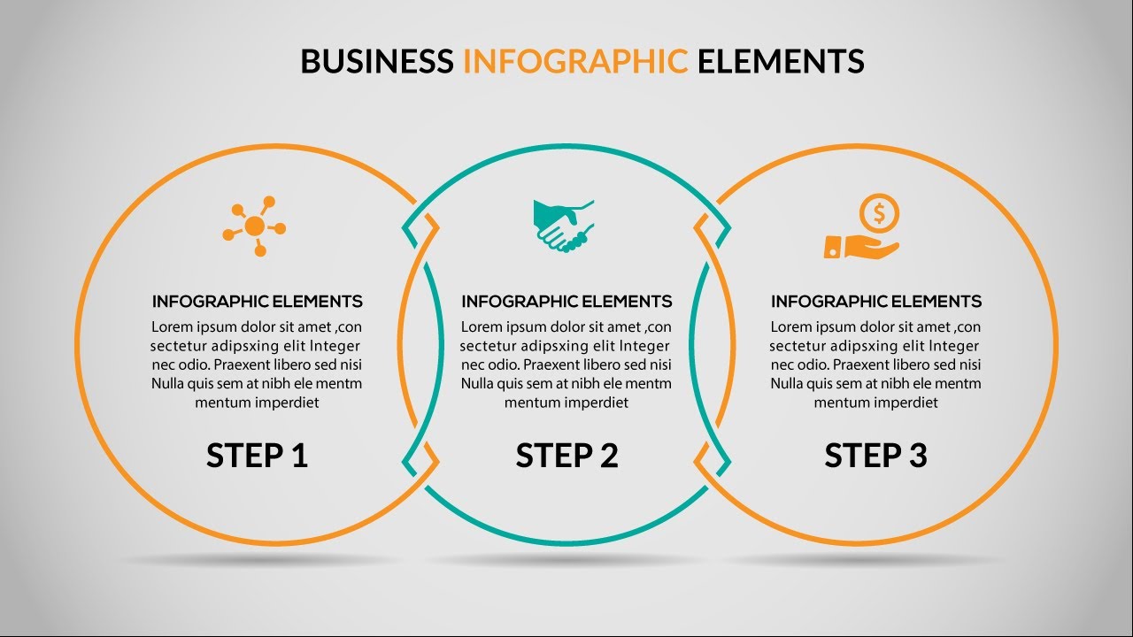Business Infographics Vector Adobe Illustrator CC Tutorial