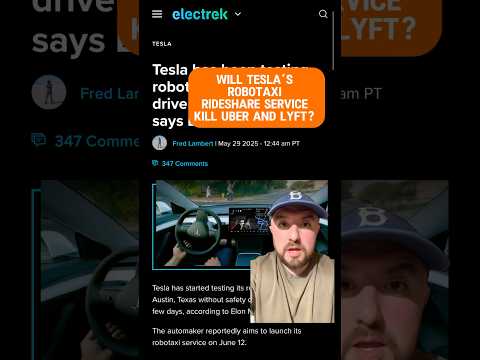 Will Tesla’s Robotaxi #Rideshare Service Kill Uber, Lyft?
