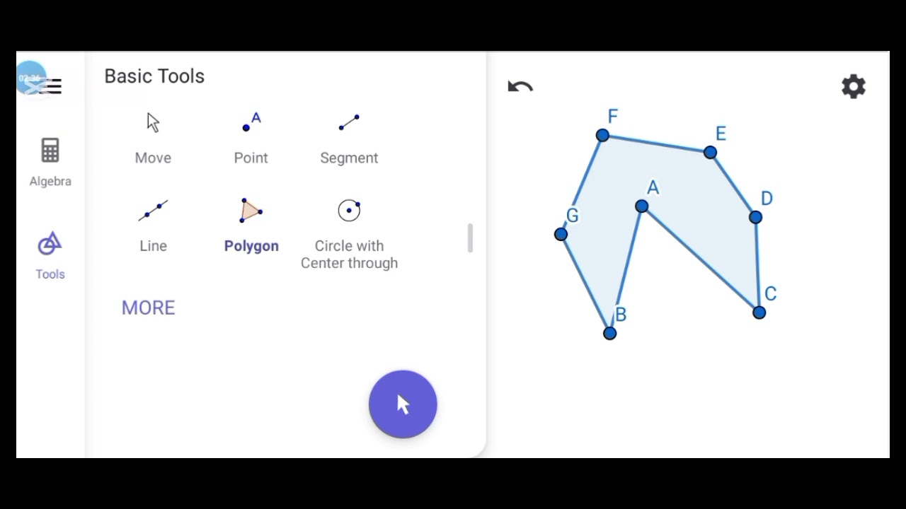 GEOGEBRA geometry application for mobiles | Play Store | Quick guide for beginners #geogebra #maths