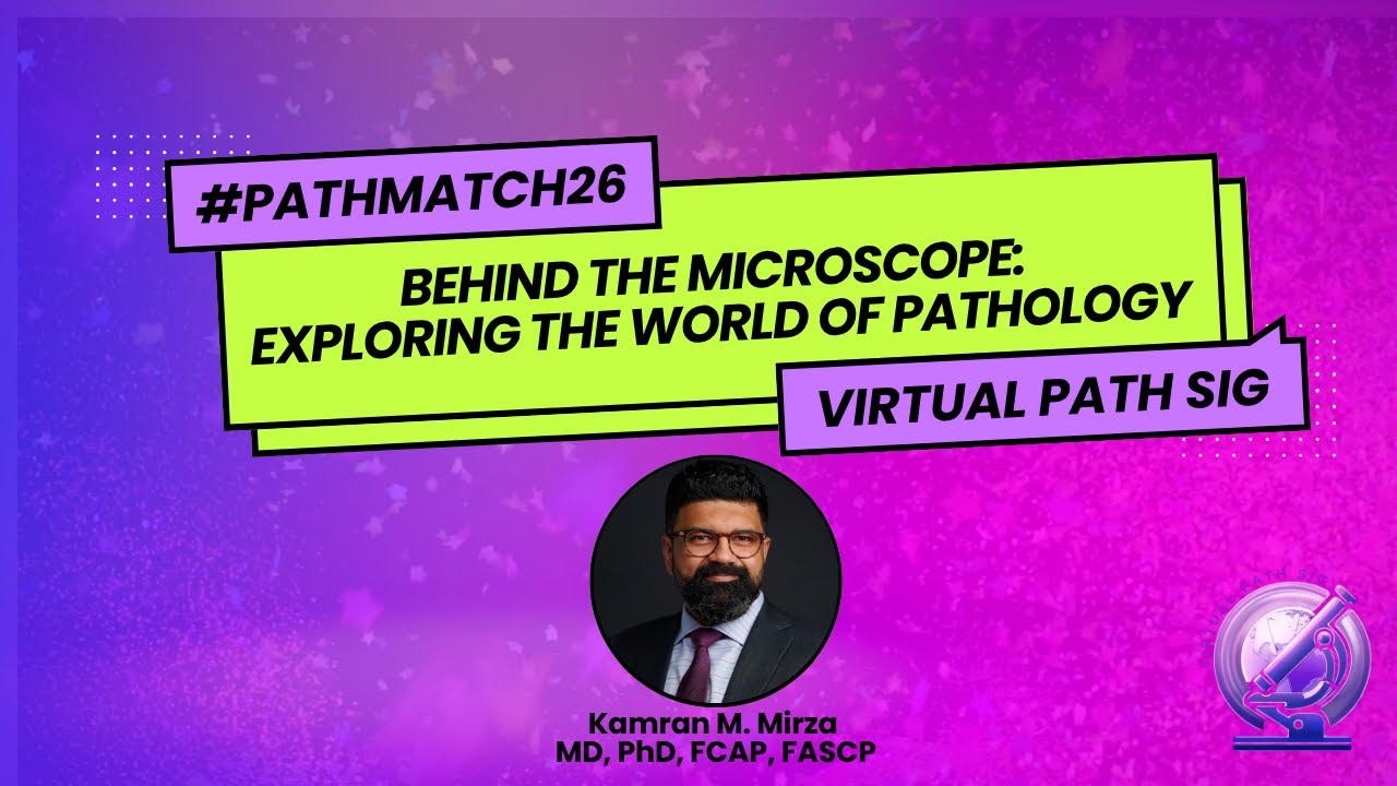 Fall Symposium 2025 | Behind the Microscope: Exploring the World of Pathology