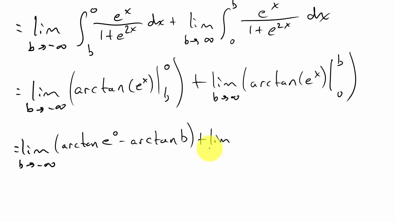 Improper Integrals Ex. 5