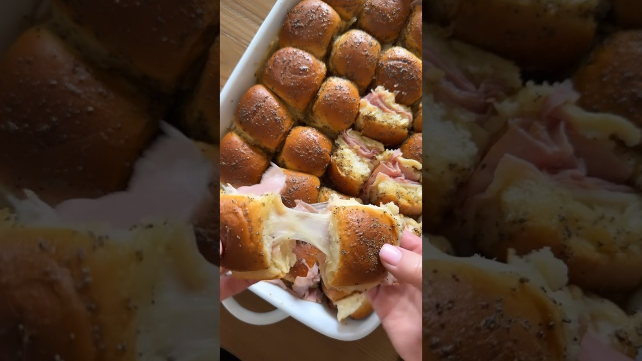 Crazy Easy Ham and Cheese Sliders