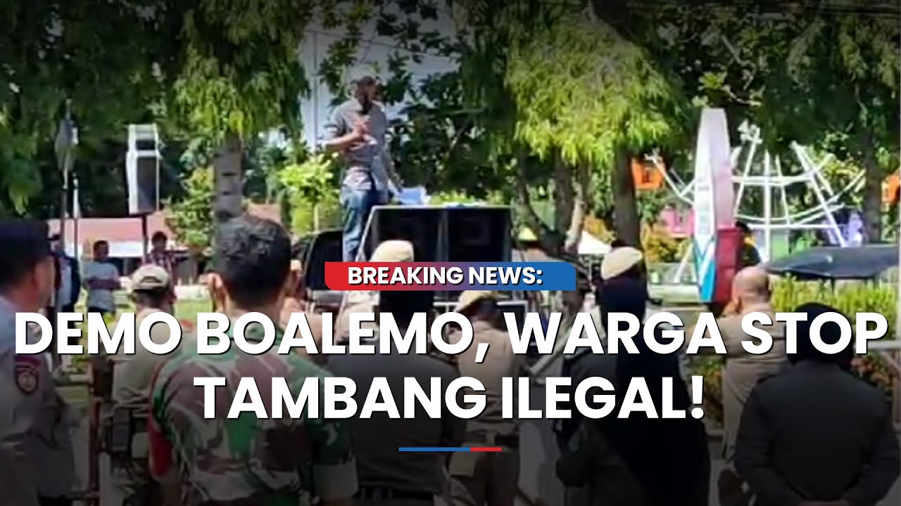 BREAKING NEWS: Demo Tambang Ilegal di Boalemo Gorontalo, Minta Pemda Tak Tutup Mata