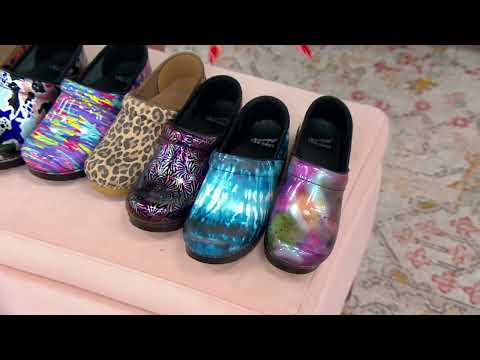 Dansko Professional Leather Slip-On Clogs on QVC