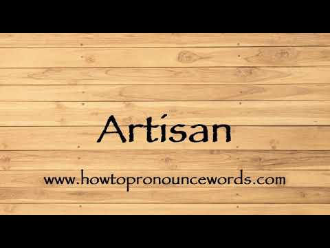 How To Pronounce Artisan ? How To say Artisan New Video
