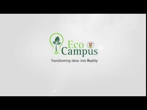 Animated Logo • UMS Eco campus Logo Bokeh Fx