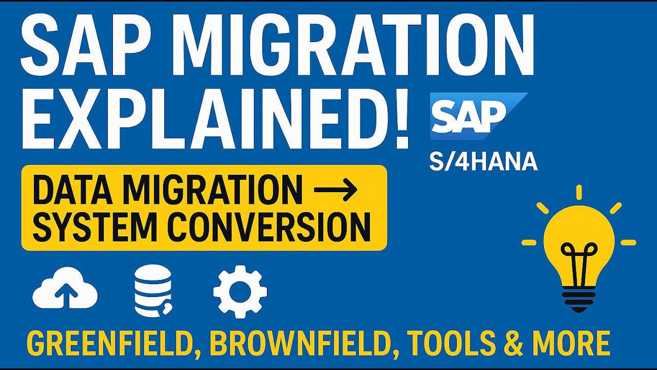 SAP Data Migration & System Conversion | Full Beginner Guide